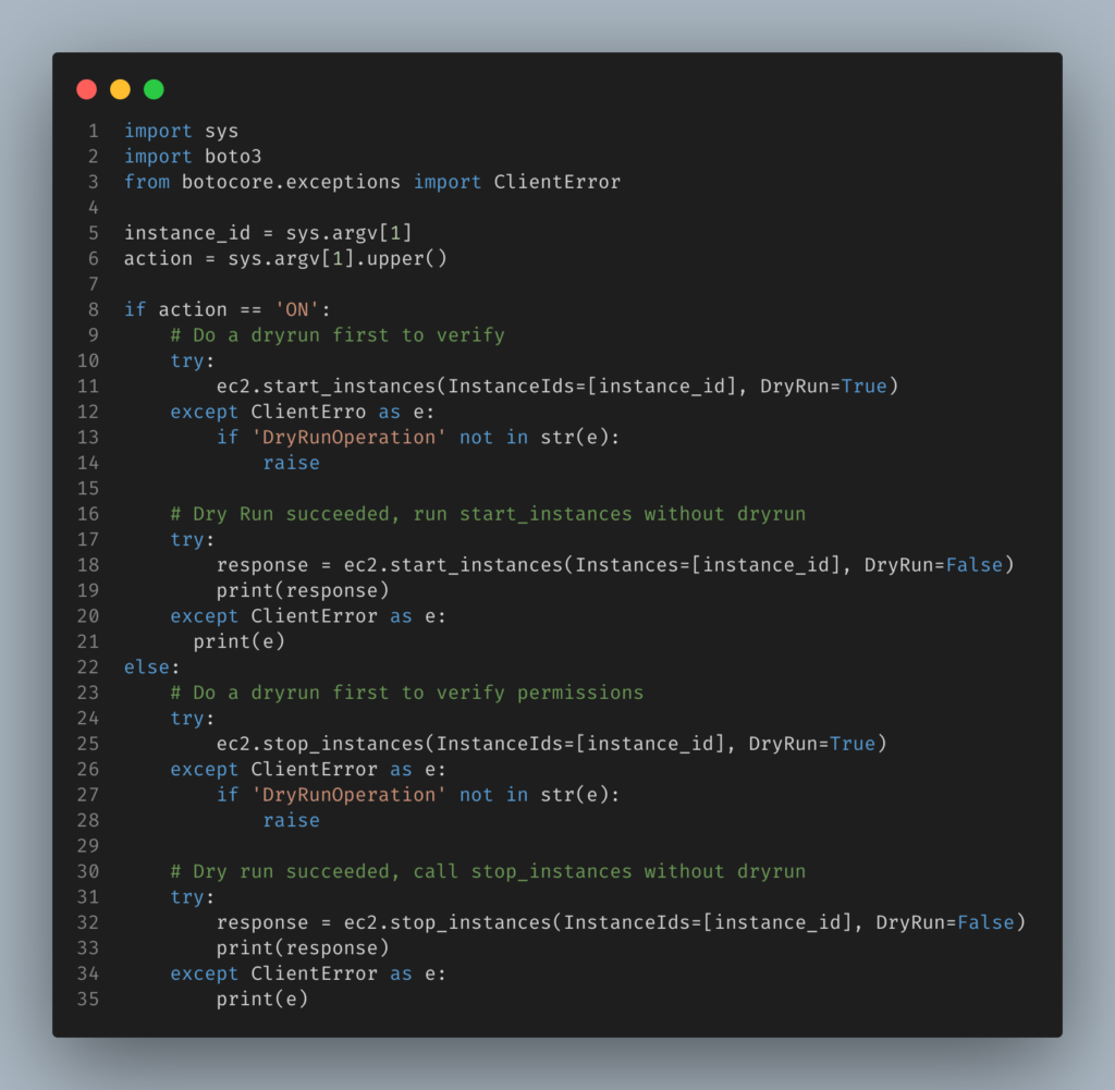 Automate AWS With Python » HTUNNTHUTHU.TECH